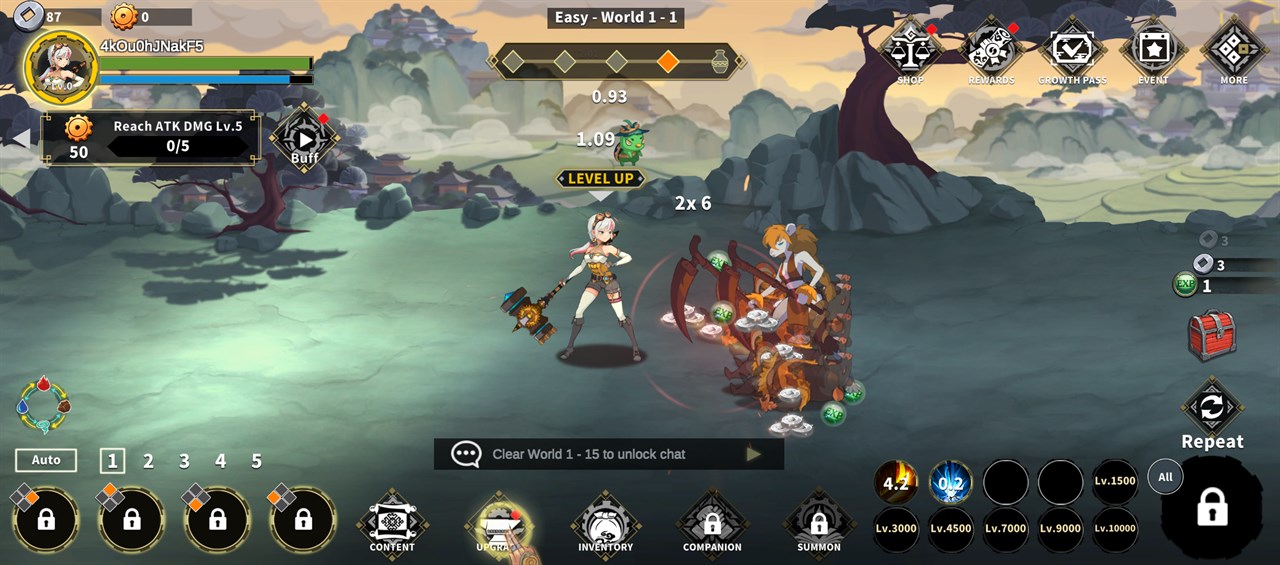 (รีวิวเกมมือถือ) Weapon Master IDLE เกมต่อสู้เล่นง่าย สะสมอาวุธอัปเกรด ...