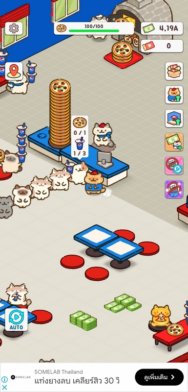 Pizza Cat: 30min Fun Guarantee เกมส์มือถือใหม่แนว Food Tycoon ช่วยน้อง ...