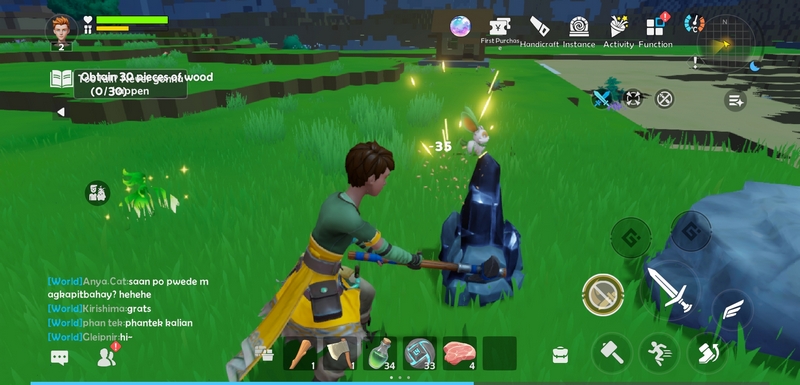 Lightus เกมส์มือถือใหม่แนว Survival Open World รวบรวมทรัพยากร สร้างอุปกรณ์ต่างๆ ล่ามอนส์เตอร์ ...