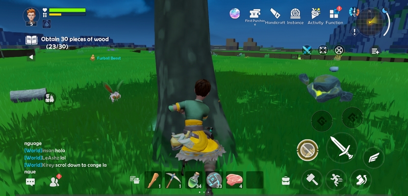 Lightus เกมส์มือถือใหม่แนว Survival Open World รวบรวมทรัพยากร สร้างอุปกรณ์ต่างๆ ล่ามอนส์เตอร์ ...