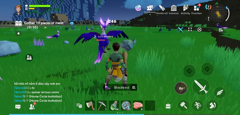 Lightus เกมส์มือถือใหม่แนว Survival Open World รวบรวมทรัพยากร สร้างอุปกรณ์ต่างๆ ล่ามอนส์เตอร์ ...