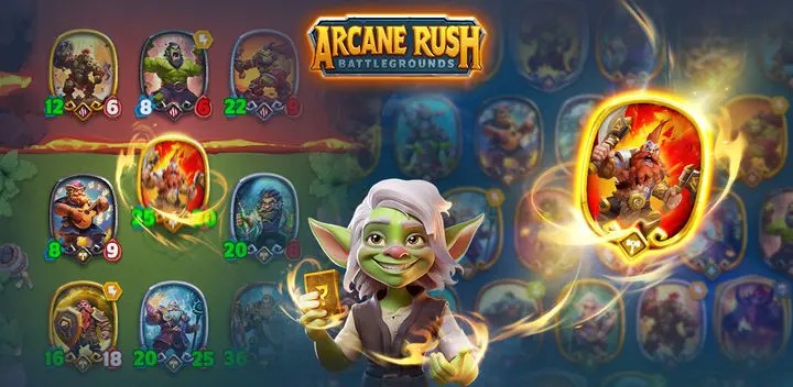 [รีวิวเกมมือถือ] รวมพลังฮีโร่ สยบทุกศัตรูที่ขวางหน้าใน Arcane Rush: Battlegrounds เกมการ์ด ...